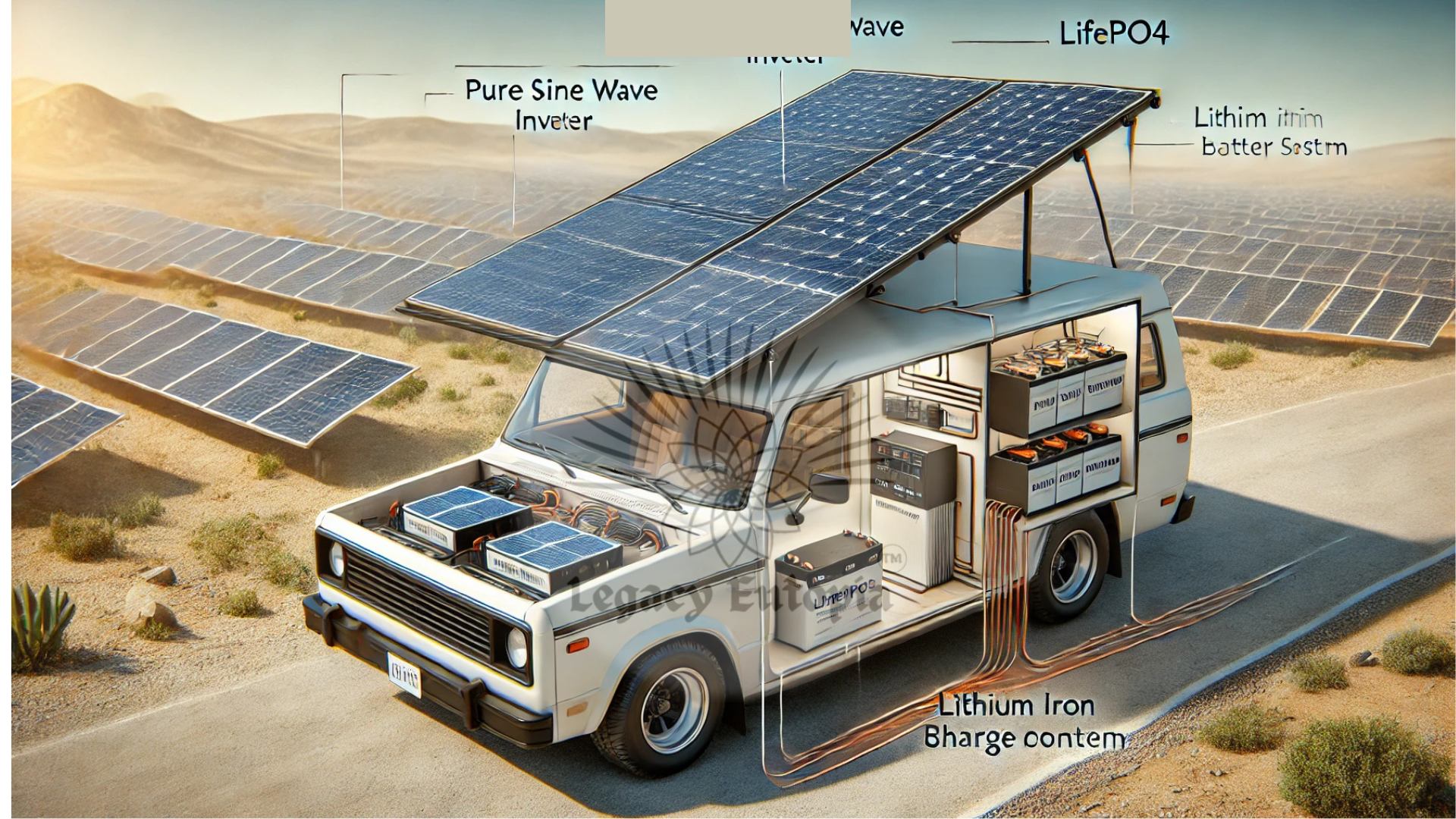 Solar Powering a Vehicle with 800 Watts Peak 🚗 | Legacy Eutopia